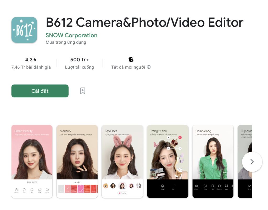 App B612 là gì? Mẹo sử dụng B612 cho ra bức ảnh tốt nhất